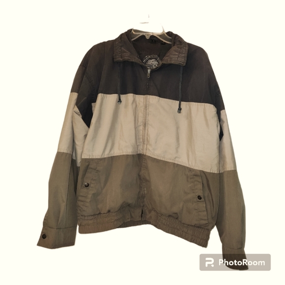 North Bay | Jackets & Coats | Vintage North Bay Tricolored Green Full ...